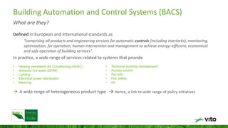 A policy perspective on Building Automation and Control Systems (BACS ...