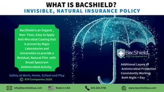Introducing the BacShield Technology: All-Natural, Non- Toxic EPA ...
