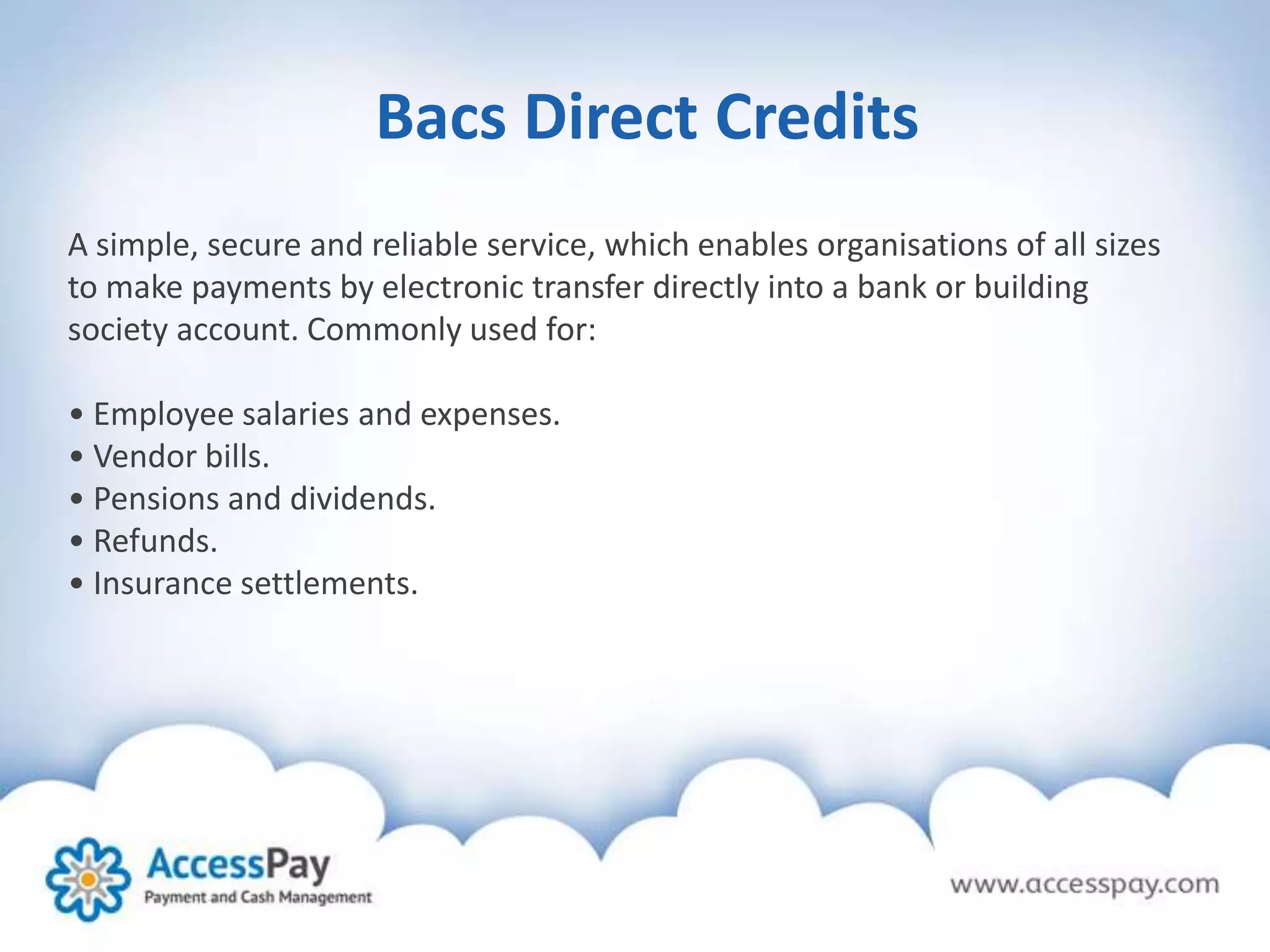 Bacs key facts and information | PPT