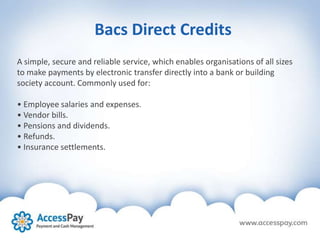Bacs key facts and information | PPT