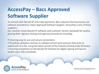 Bacs key facts and information | PPT