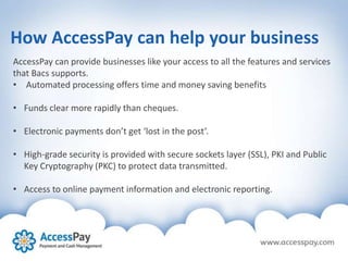 Bacs key facts and information | PPT