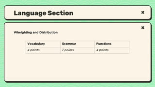 Bac specifications | PPTX