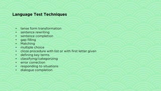 Bac specifications | PPTX