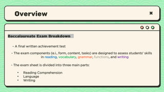 Bac specifications | PPTX