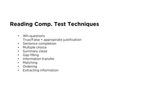 Bac specifications | PPTX