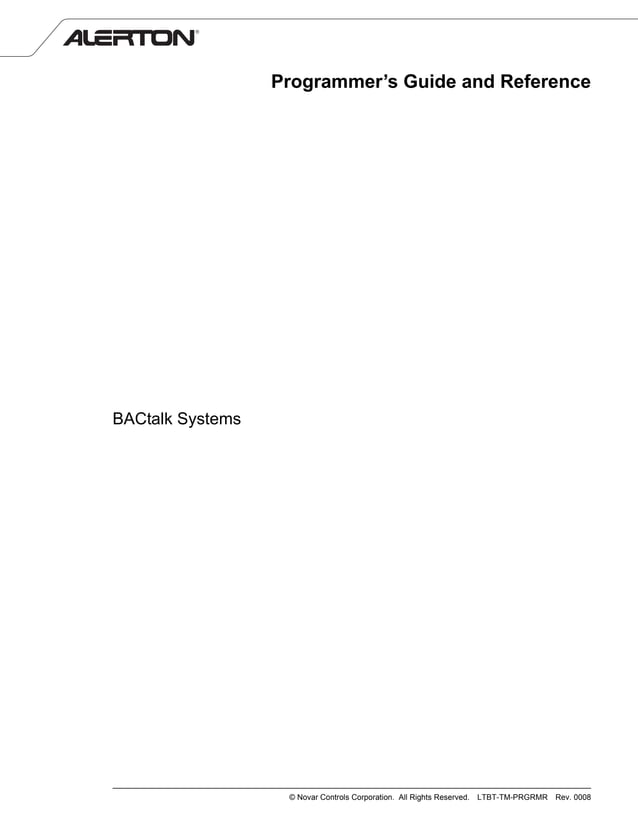 Ba Ctalk Systems Programmers Guide & Reference | PPT