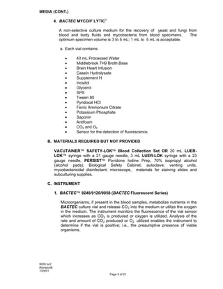 Bactec9240 | PDF
