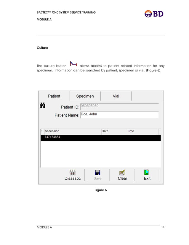 BD BACTEC FX40 system service training | PDF