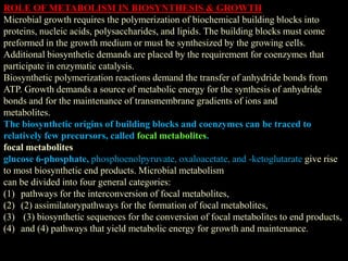 Bacteral metabolism dr. ihsan alsaimary | PPTX