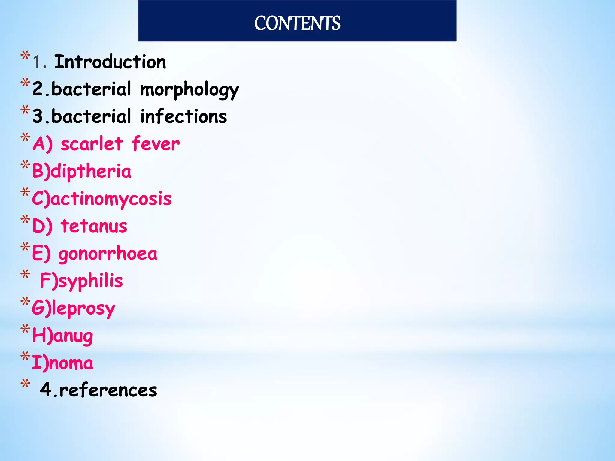 bacterial infections and their oral manifestations | PPTX