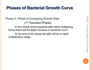 Bacteria: Growth Curve, Isolation and Preservation | PPTX