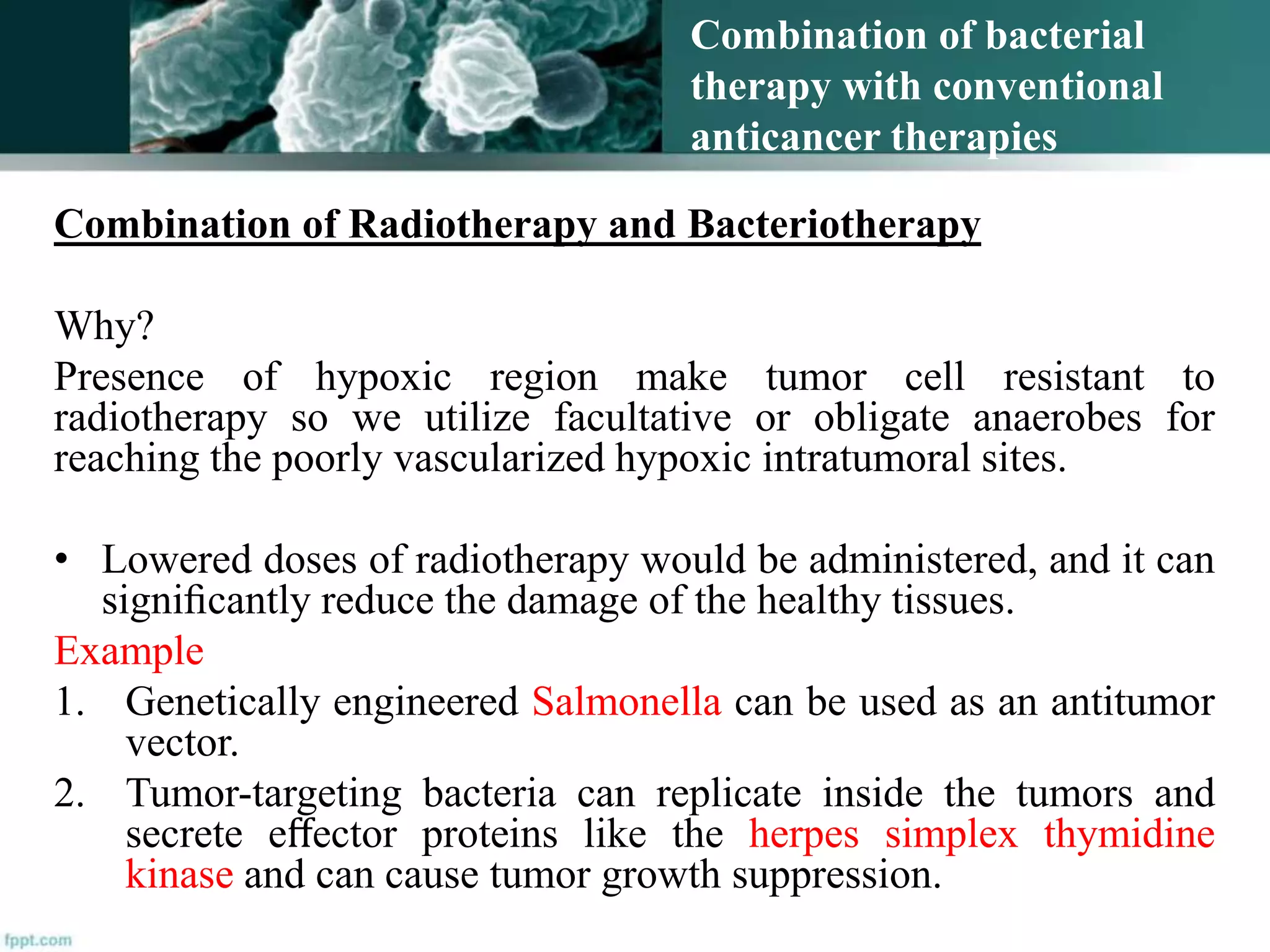 Bacteria and cancer | PPTX