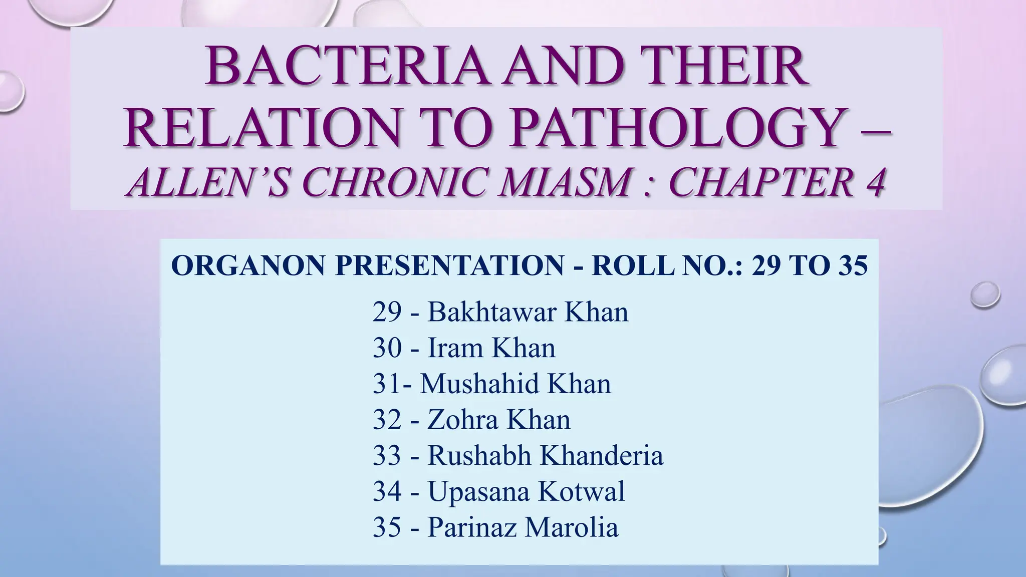 bacteria and their relation to pathology – ALLEN’S.pptx