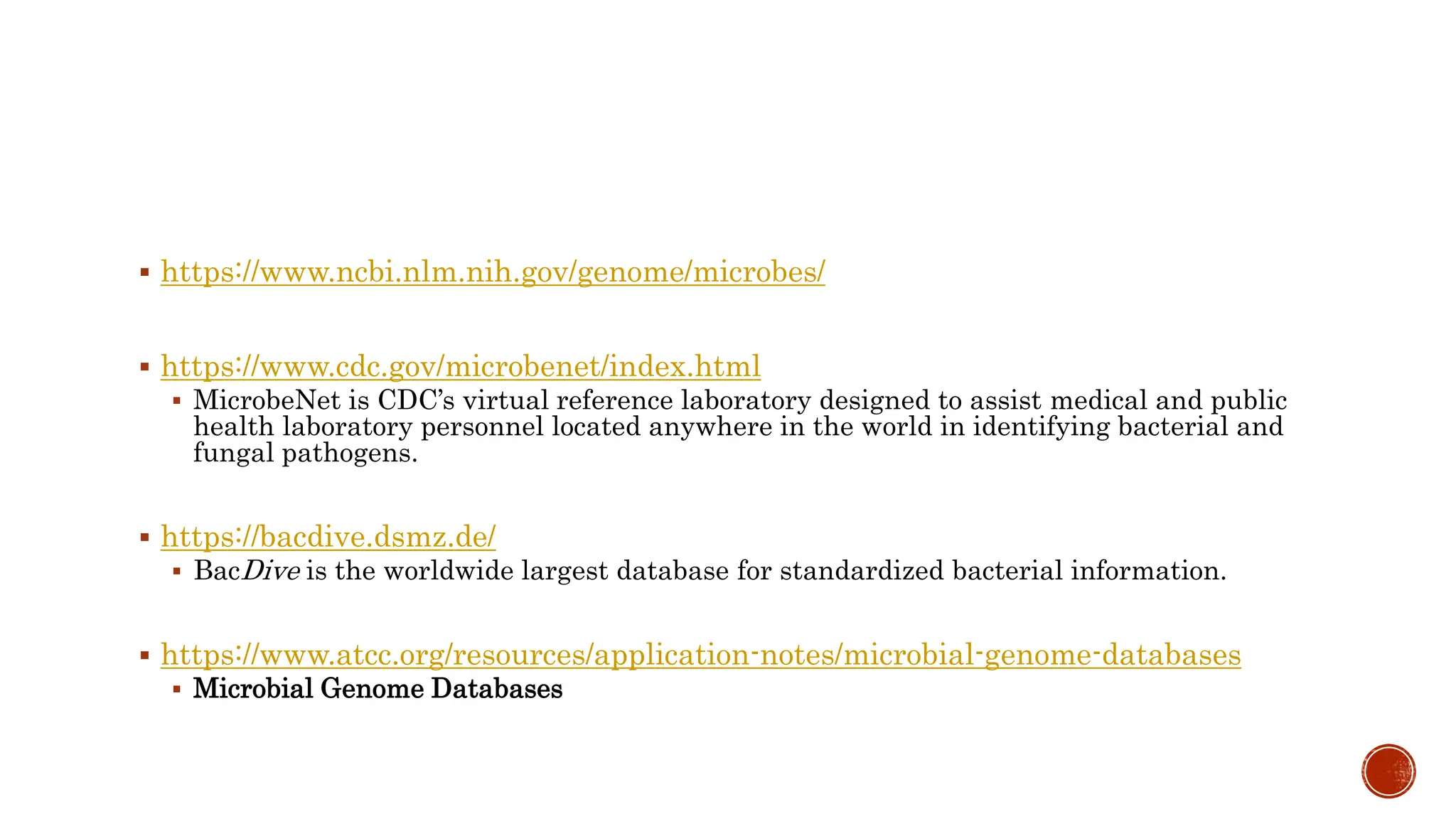 Bacteria and Virus Database fir Research | PPT
