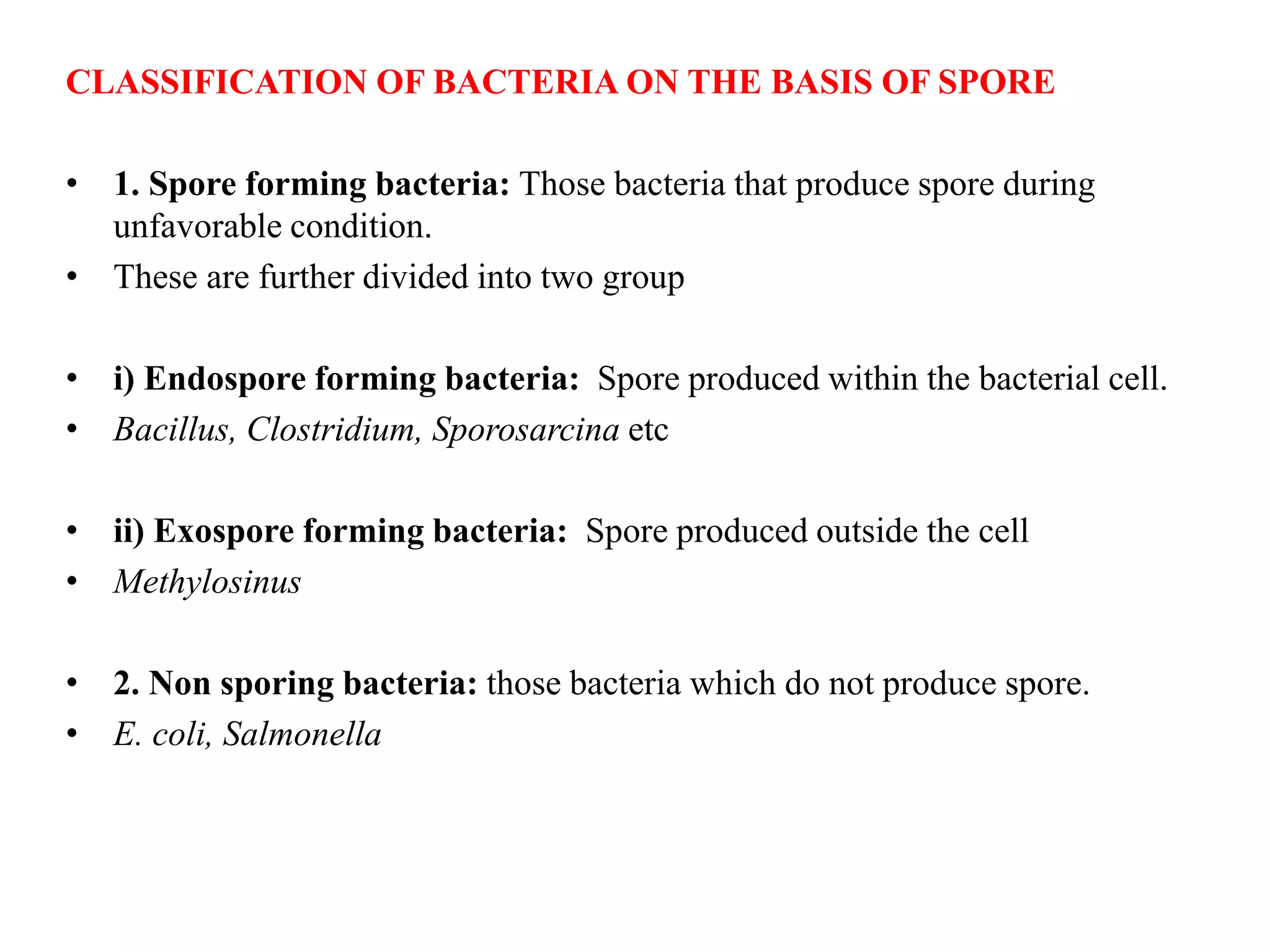 Bacteria and its classification. Microbiology | PPTX