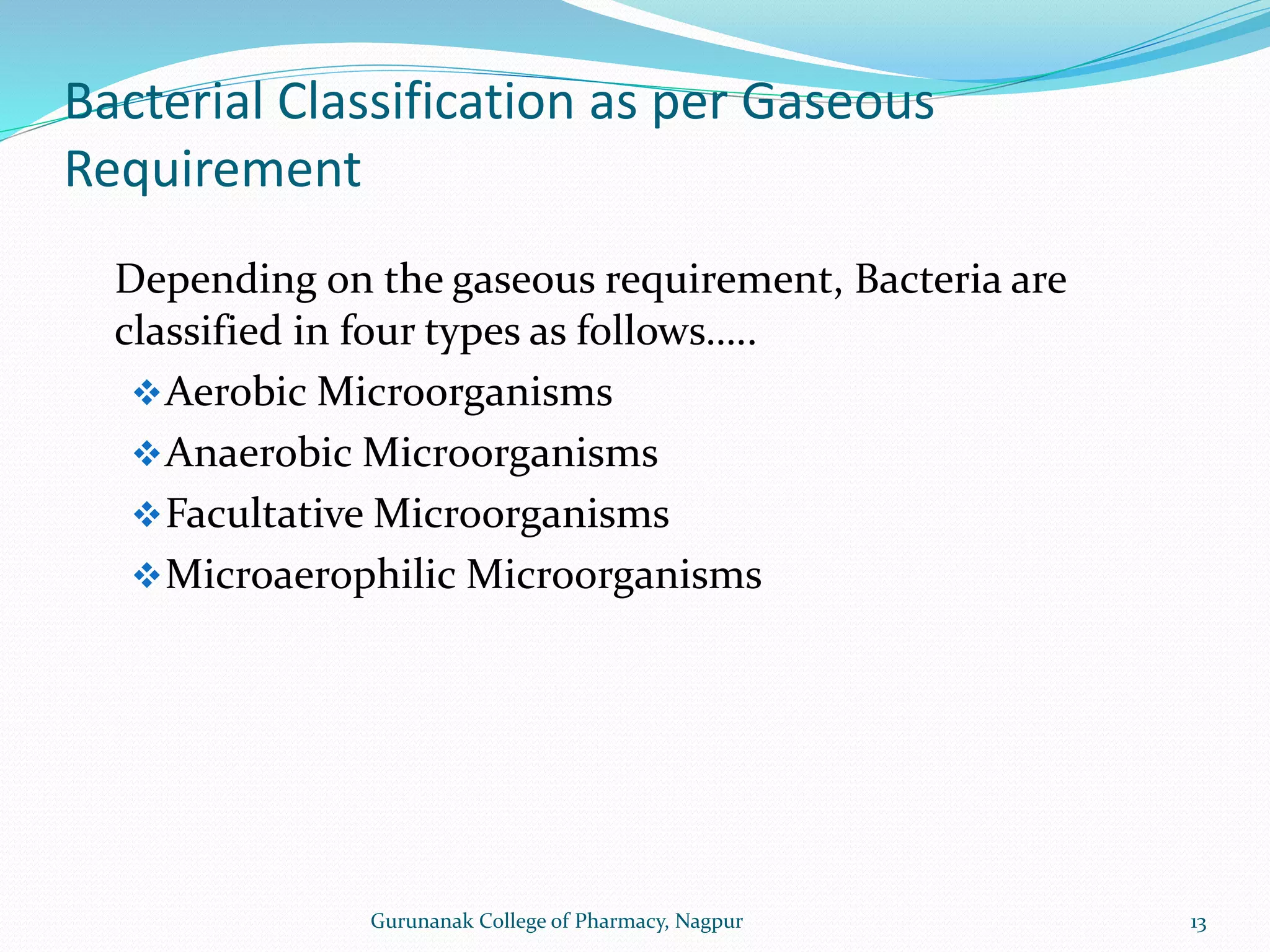 Bacteria classification and nutrition | PPTX