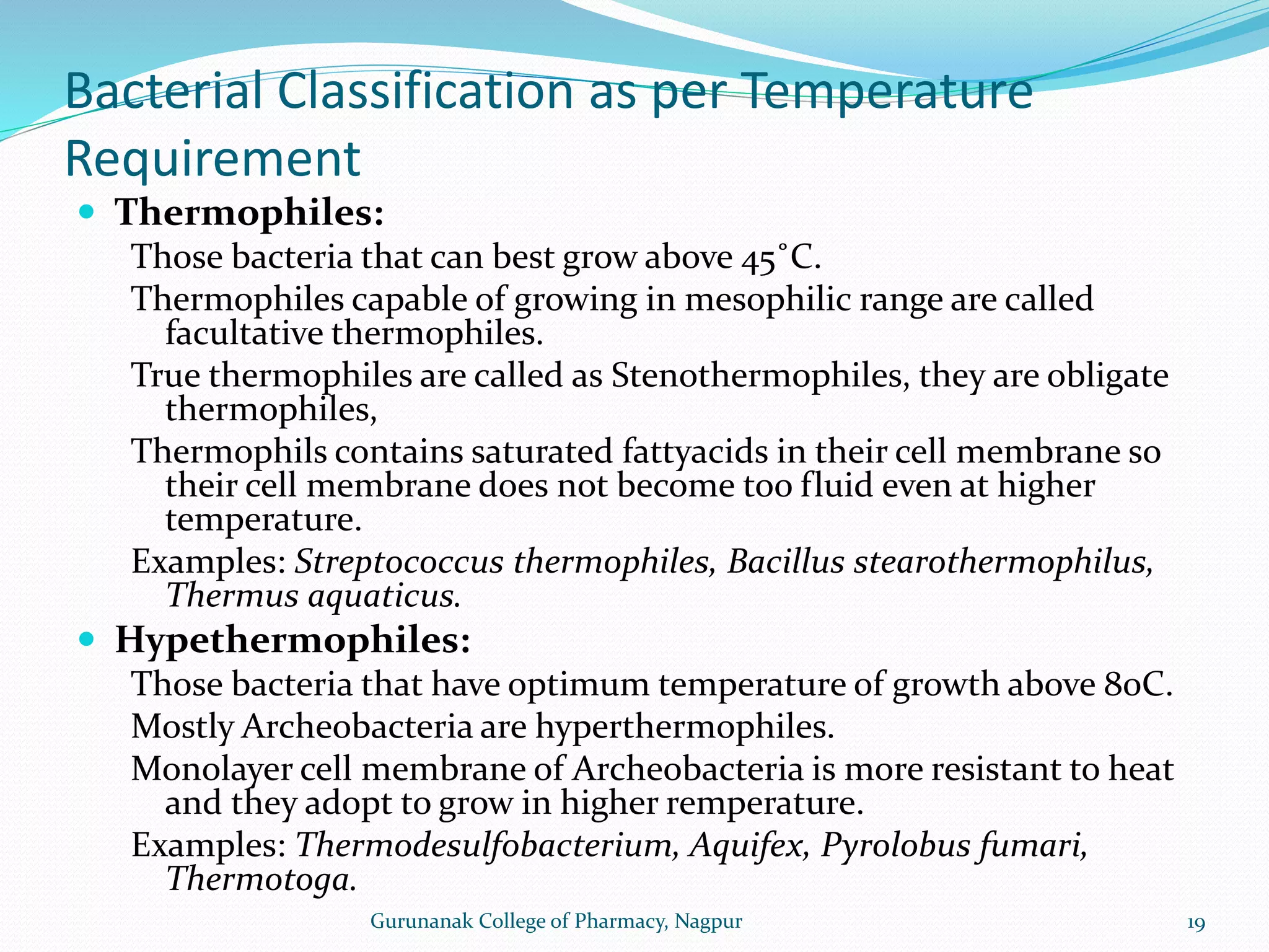 Bacteria classification and nutrition | PPTX