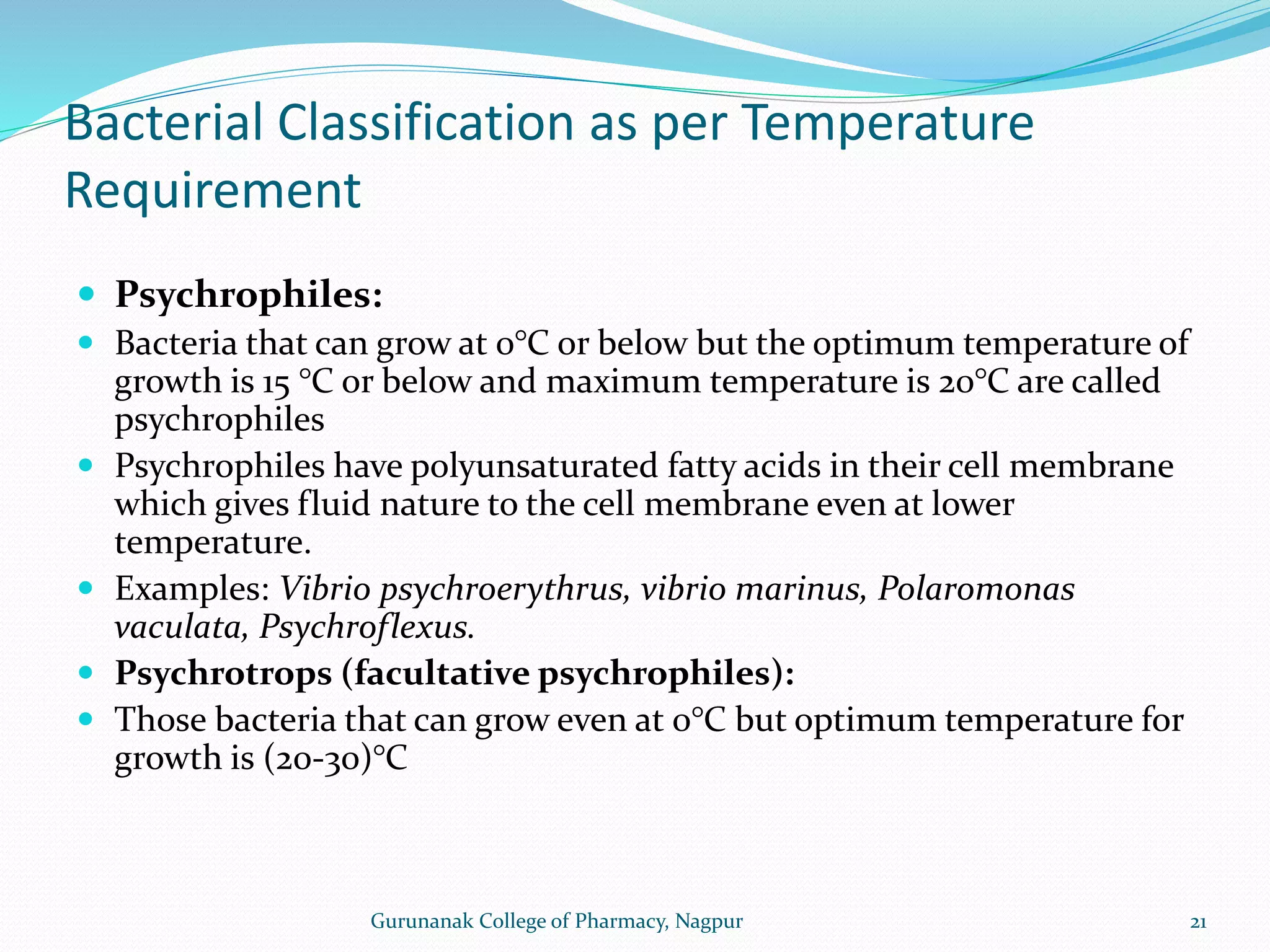 Bacteria classification and nutrition | PPTX