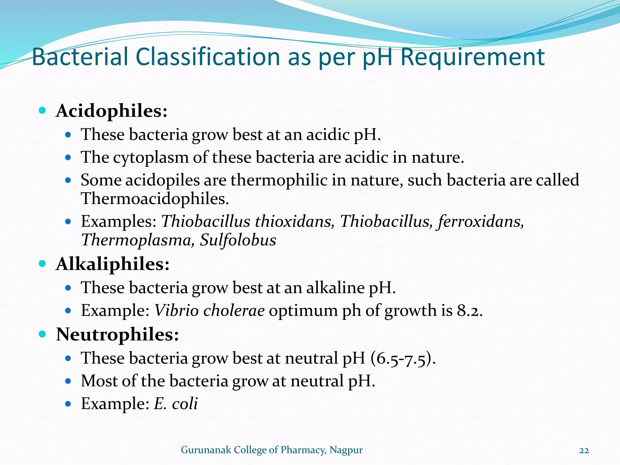 Bacteria classification and nutrition | PPTX