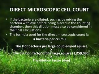 Bacteriaenumeration | PPT