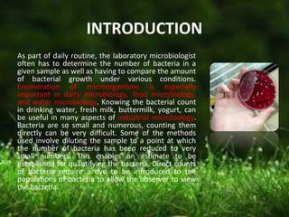 Bacteriaenumeration | PPT