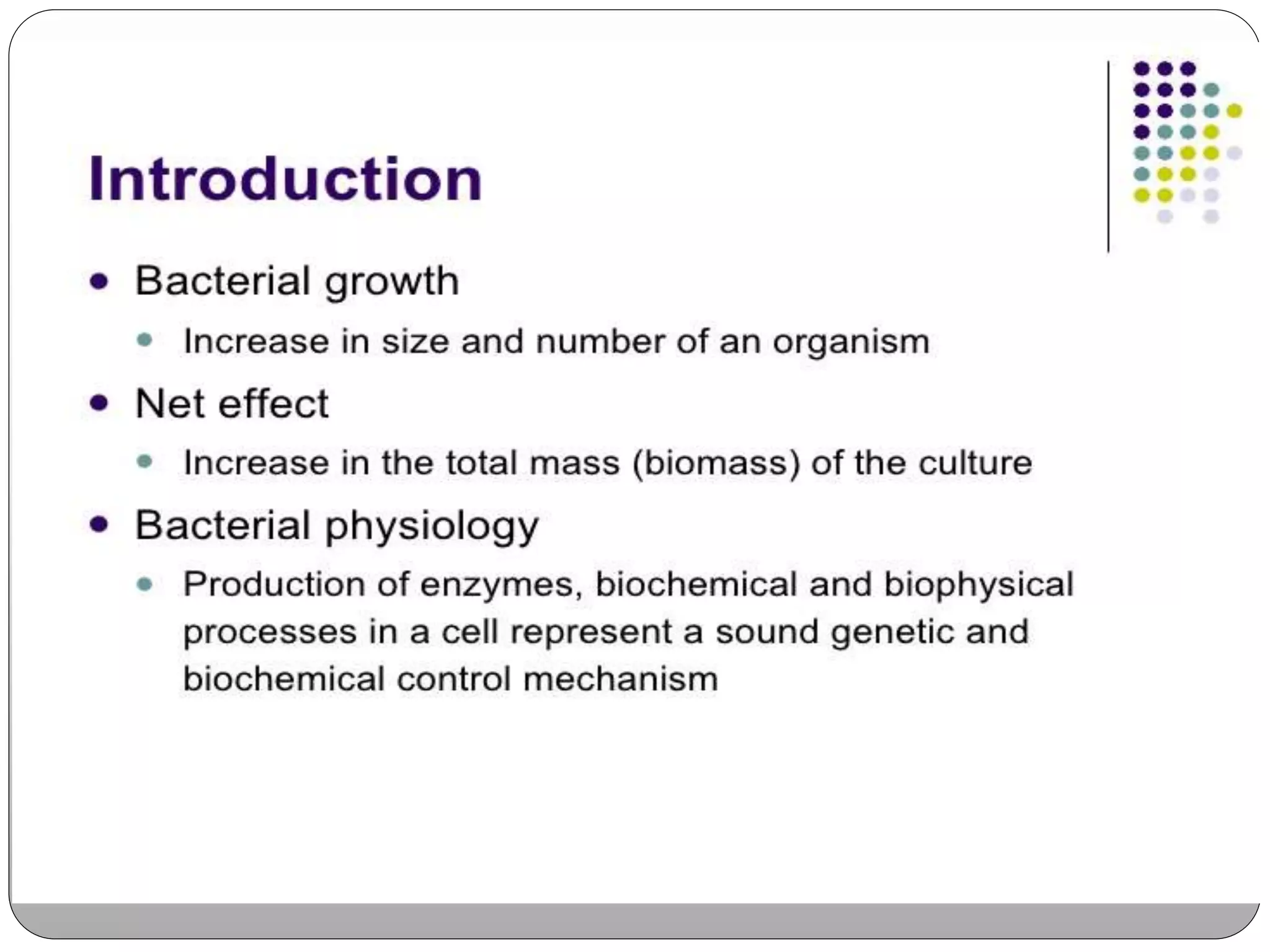 Bacterial growth | PPT