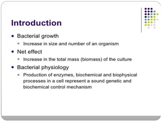 Bacterial growth | PPT