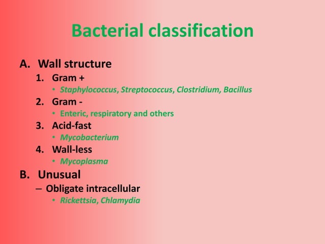 bacteria intro including the types of bactera | PPT