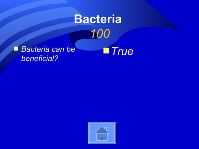 Bacteria jeopardy | PPT