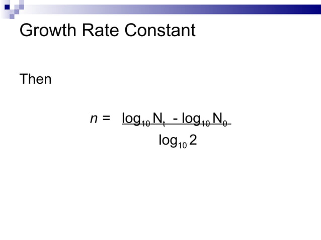 Bacterial Growth Ii | PPT