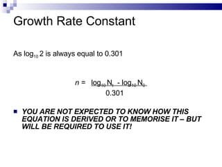 Bacterial Growth Ii | PPT