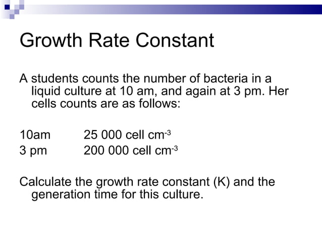 Bacterial Growth Ii | PPT