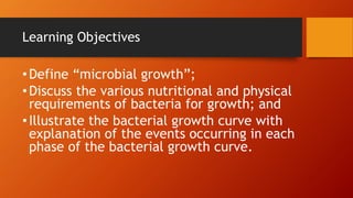 Bacterial-Growth-Requirementsh for Micro Para | PDF