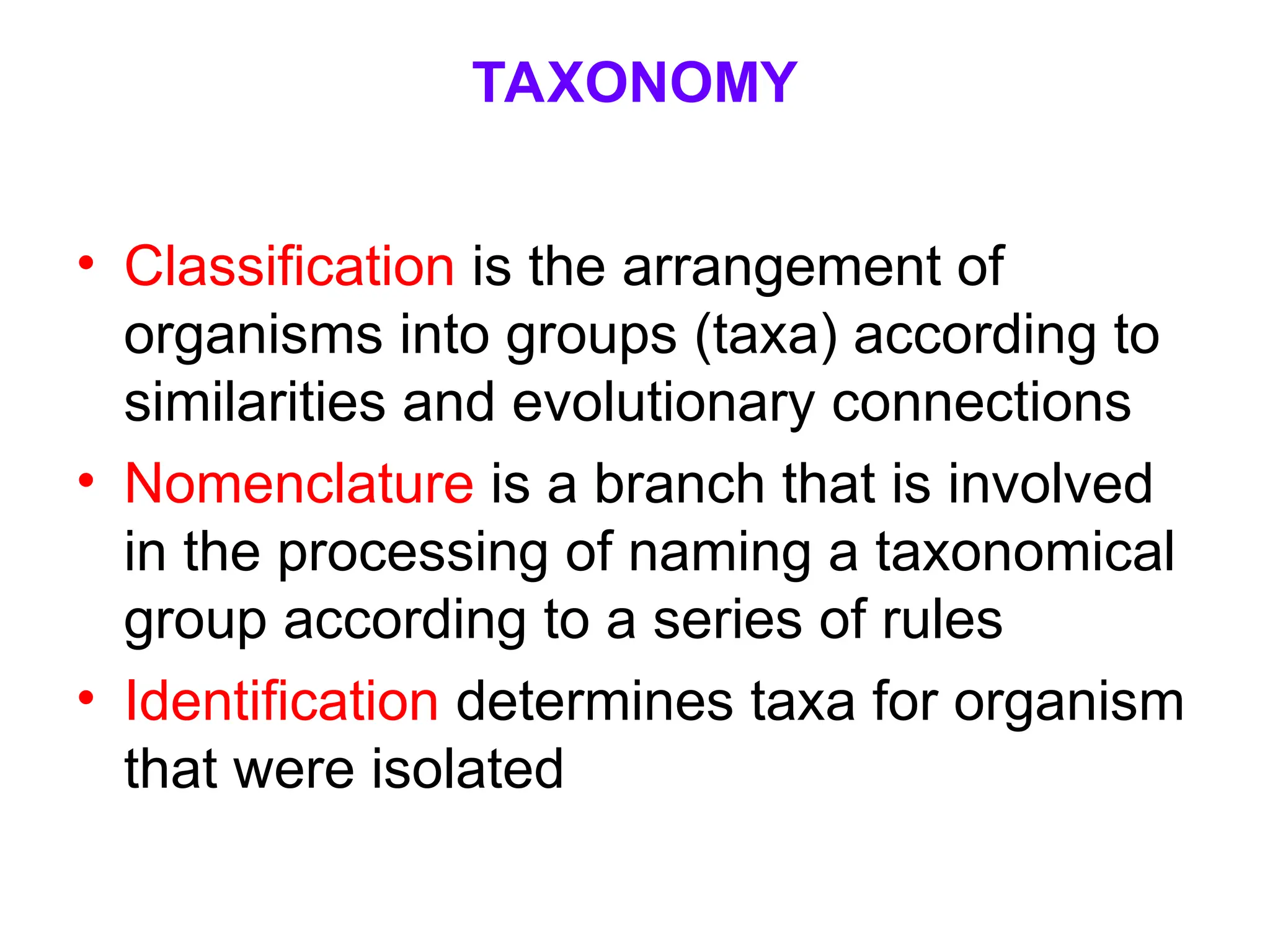 Bacteria taxonomy epidemiology morphology | PPT