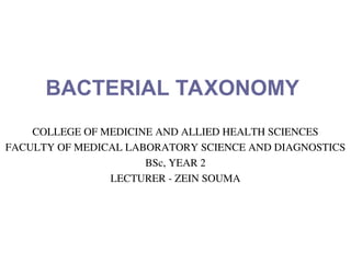 Bacteria taxonomy epidemiology morphology | PPT
