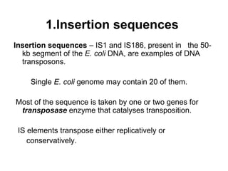 Bacterial Transposons | PPT