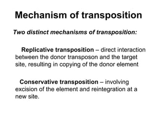 Bacterial Transposons | PPT