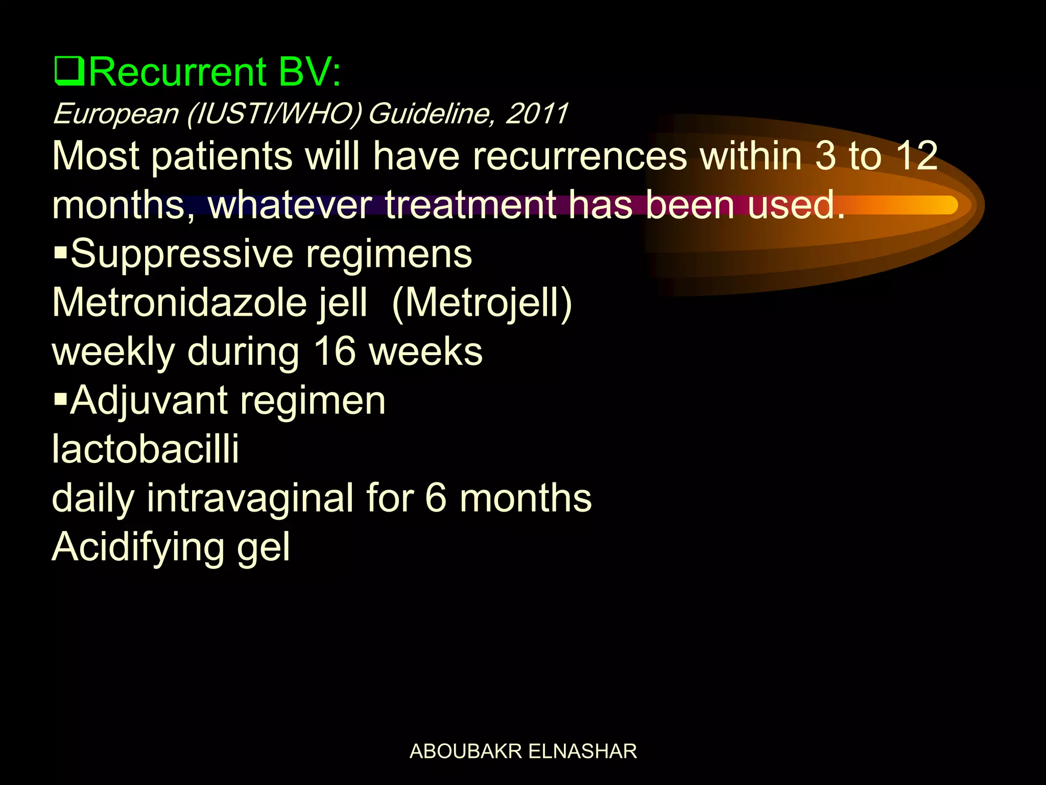 Bacterial vaginosis | PDF