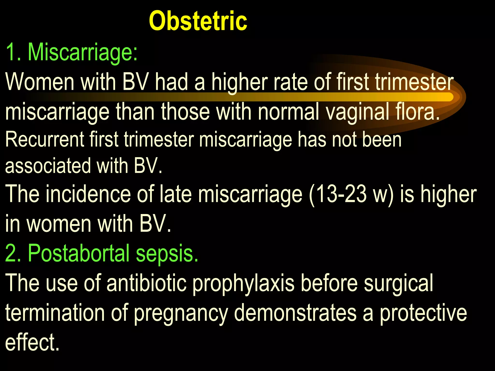 bacterial vaginosis | PPT