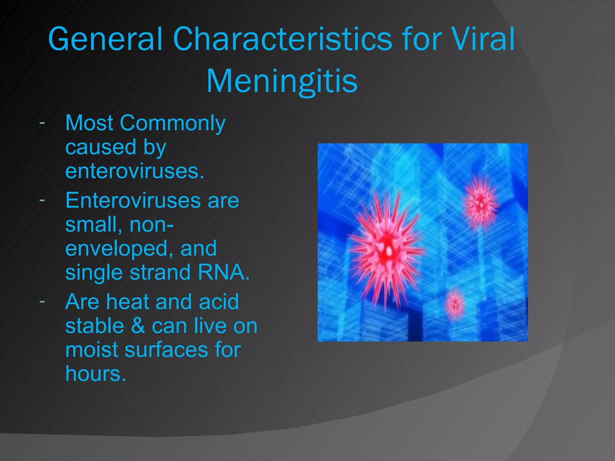 Bacterial & Viral Meningitis | PPT