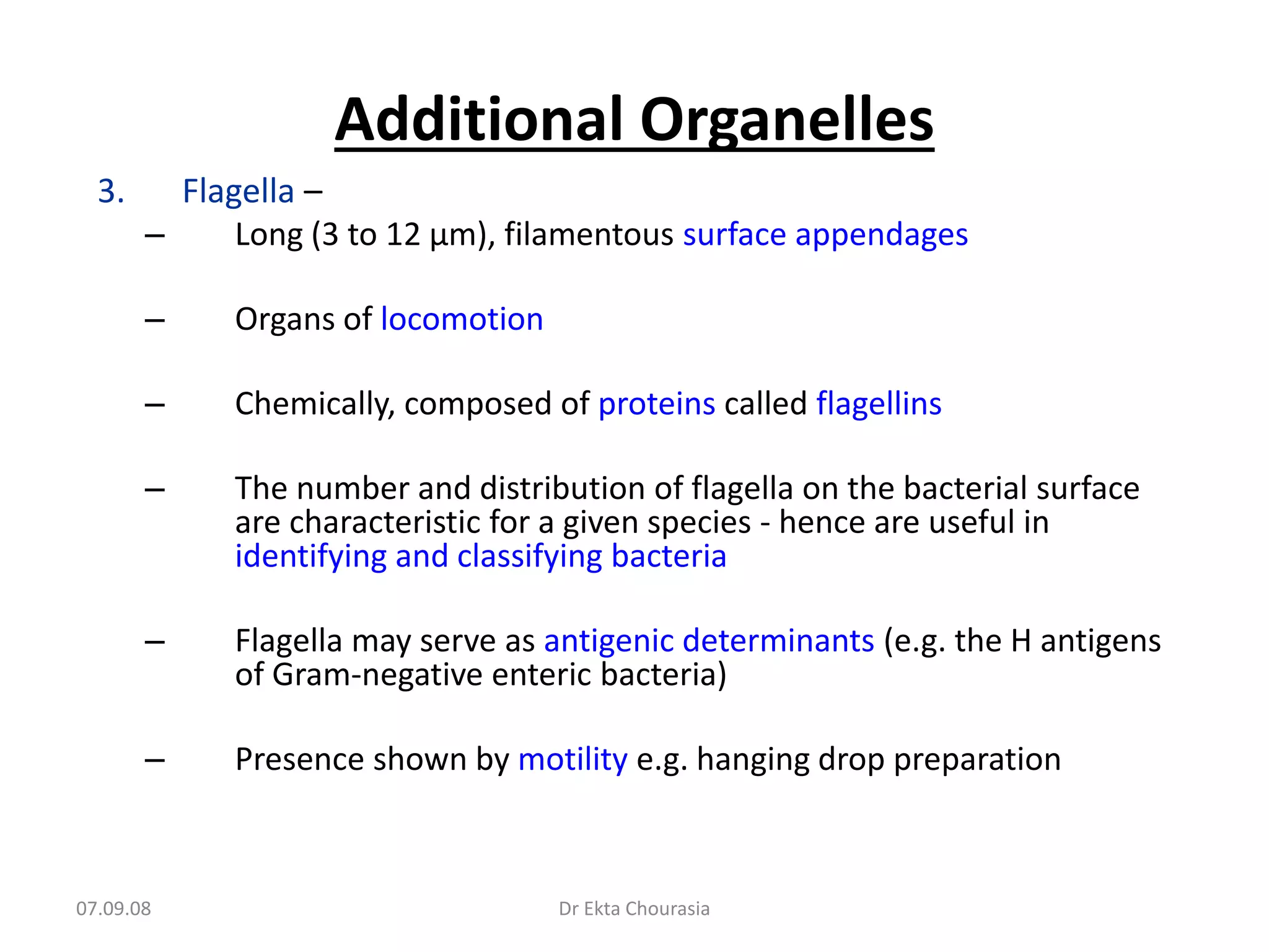 Bacterial anatomy and its component | PPT