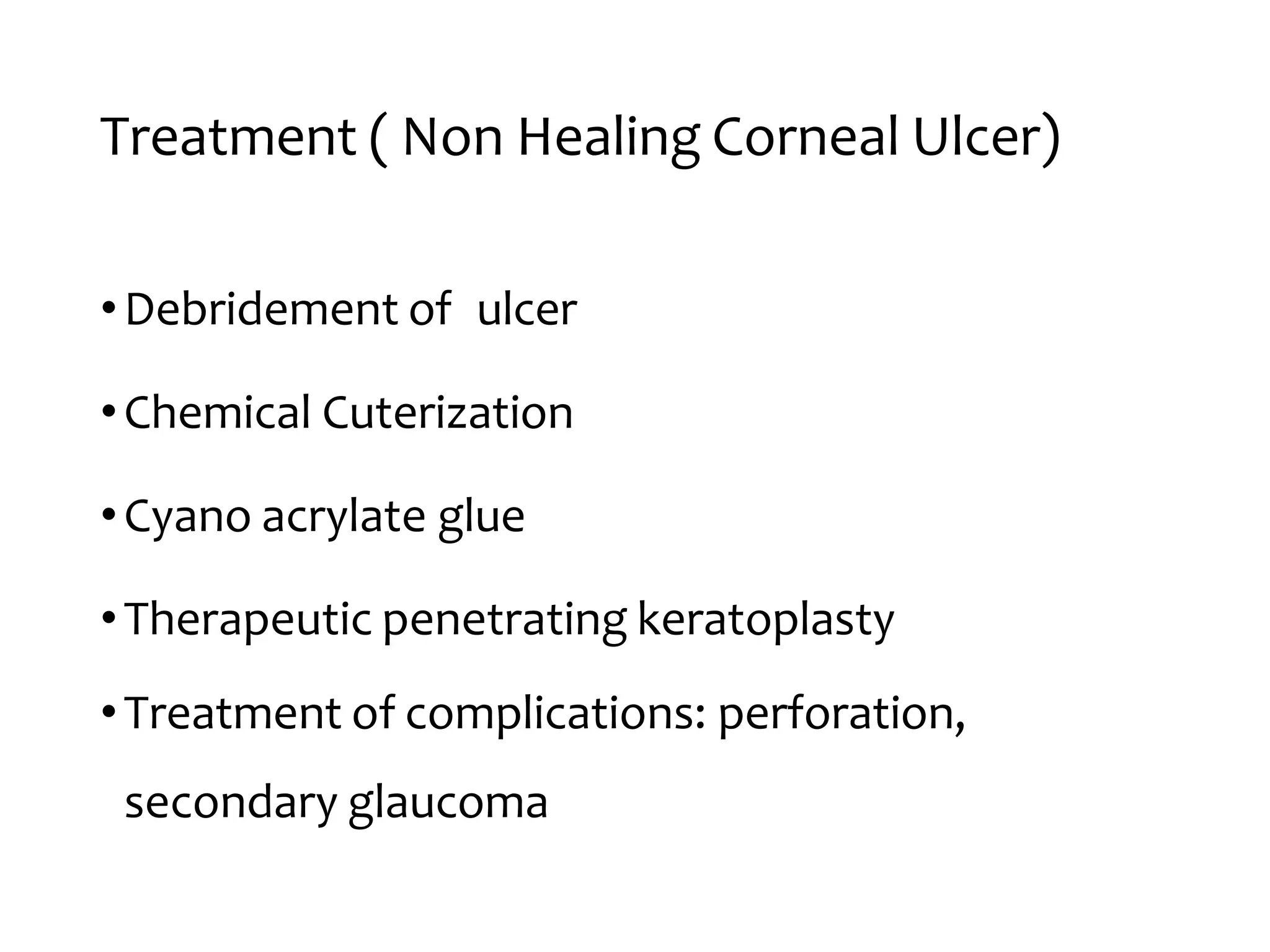 Bacterial and fungal corneal ulcer.pptx for under graduates and ...