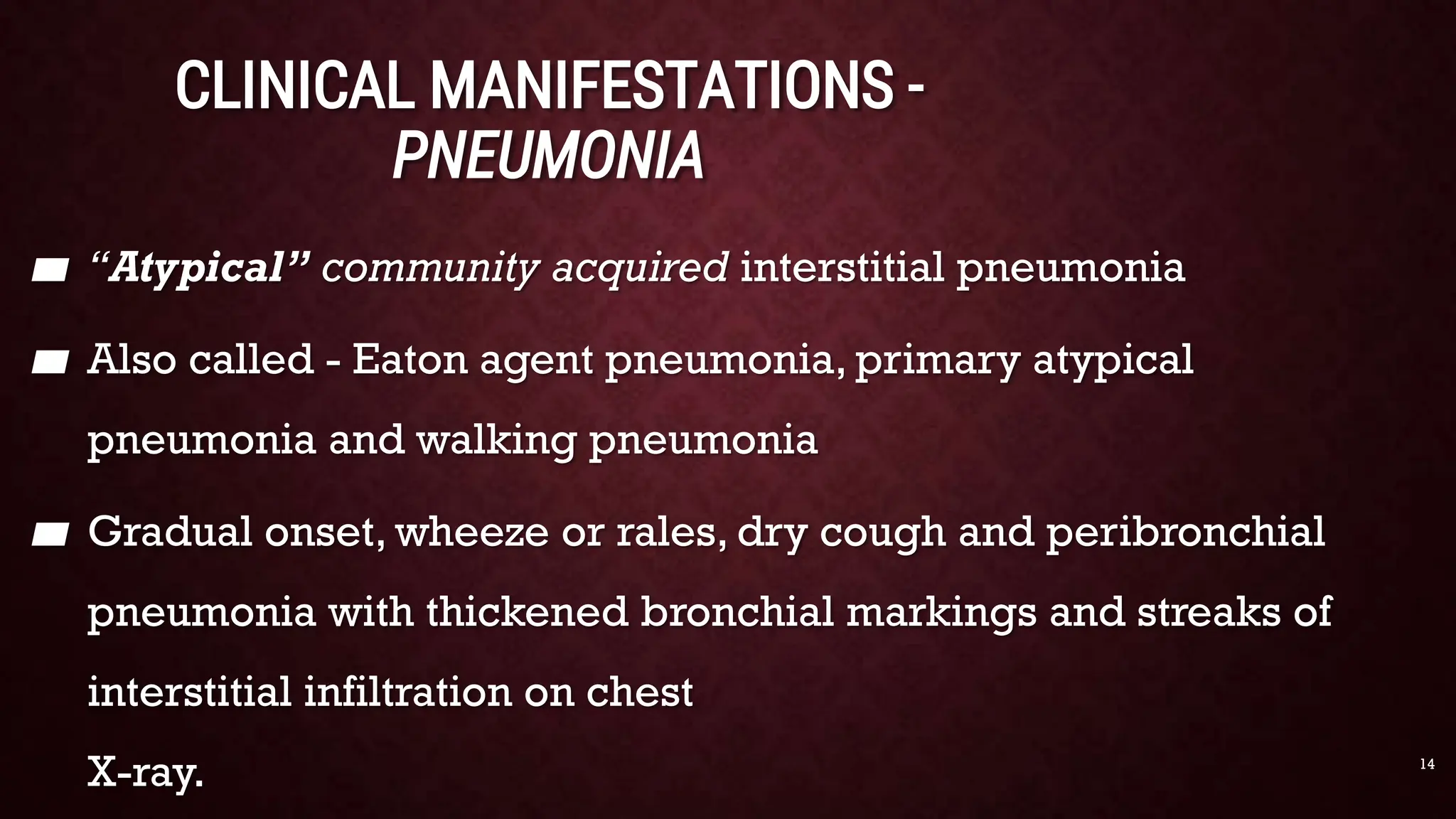 Bacterial Atypical pneumonia and its microbiological a[sectspptx | PPTX