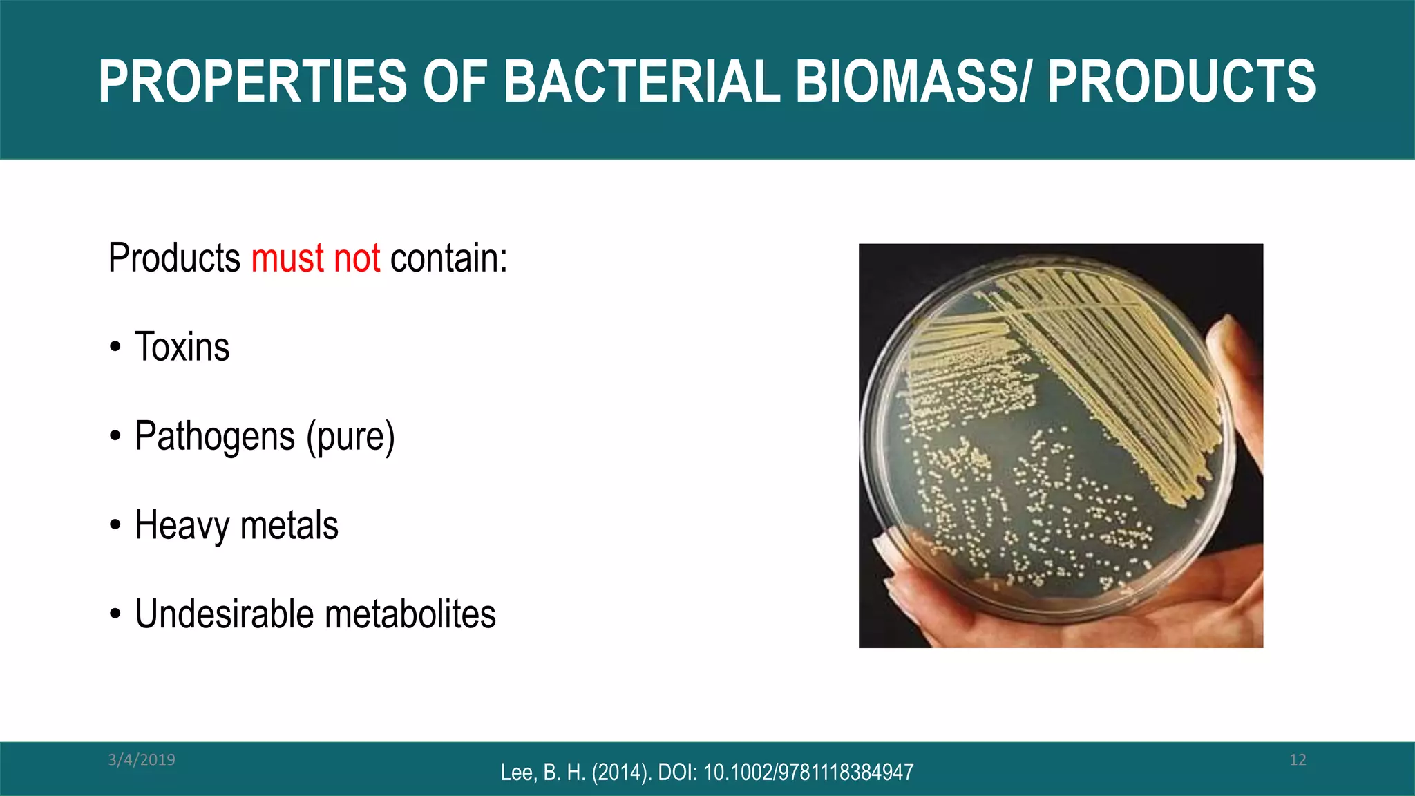 Bacterial biomass | PPTX