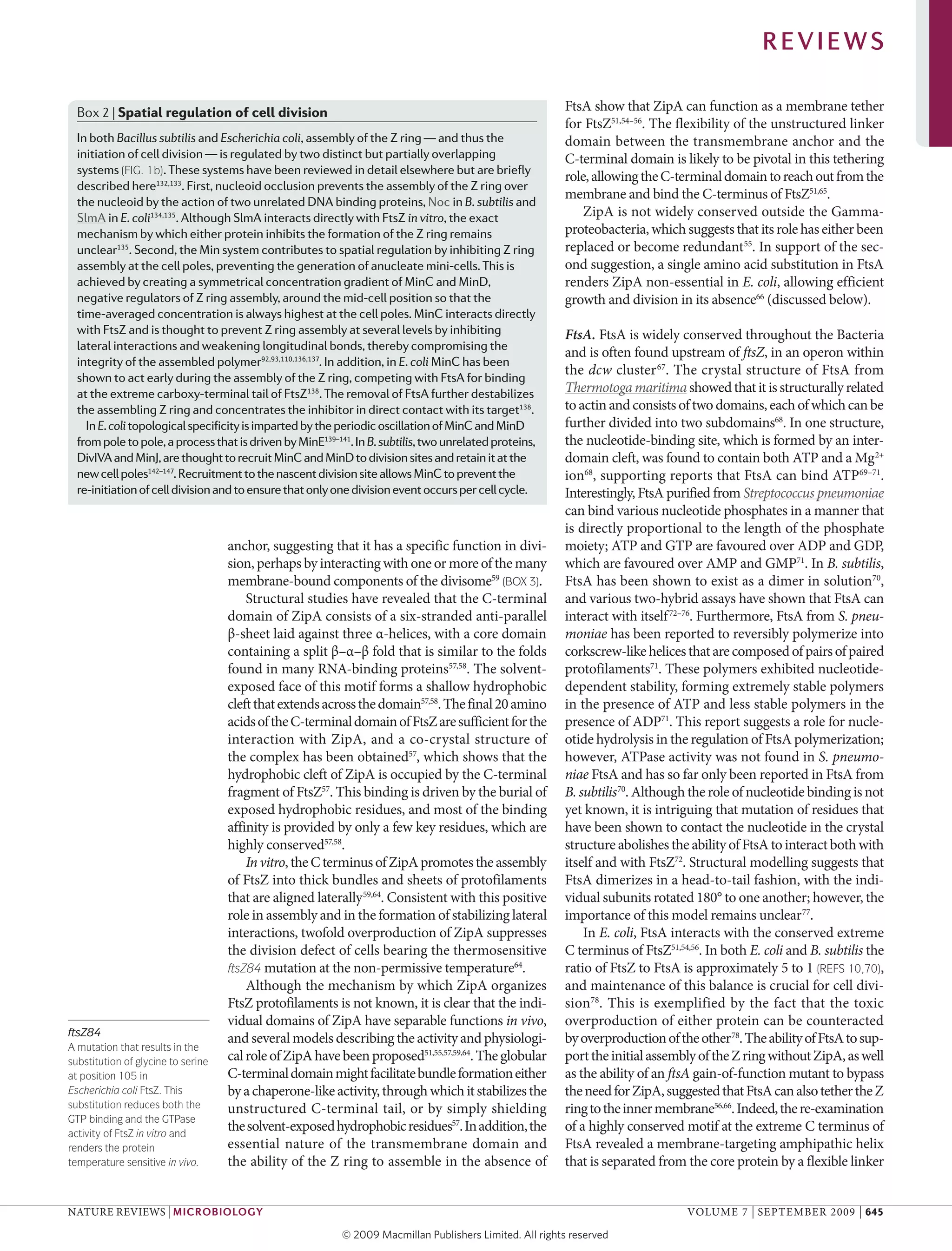 Bacterial cell division-_assembly_maintenance_and_disassembly_of_the_z ...