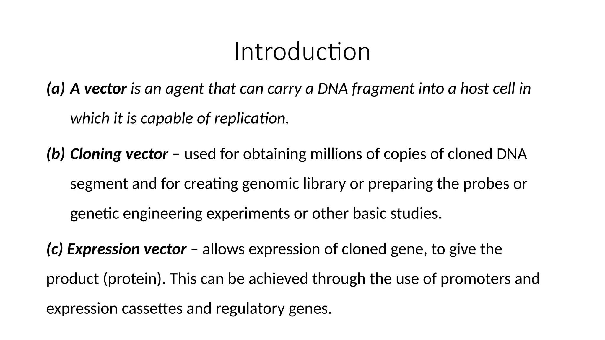 Bacterial cloning vectors (for cloning in ecoli).pptx