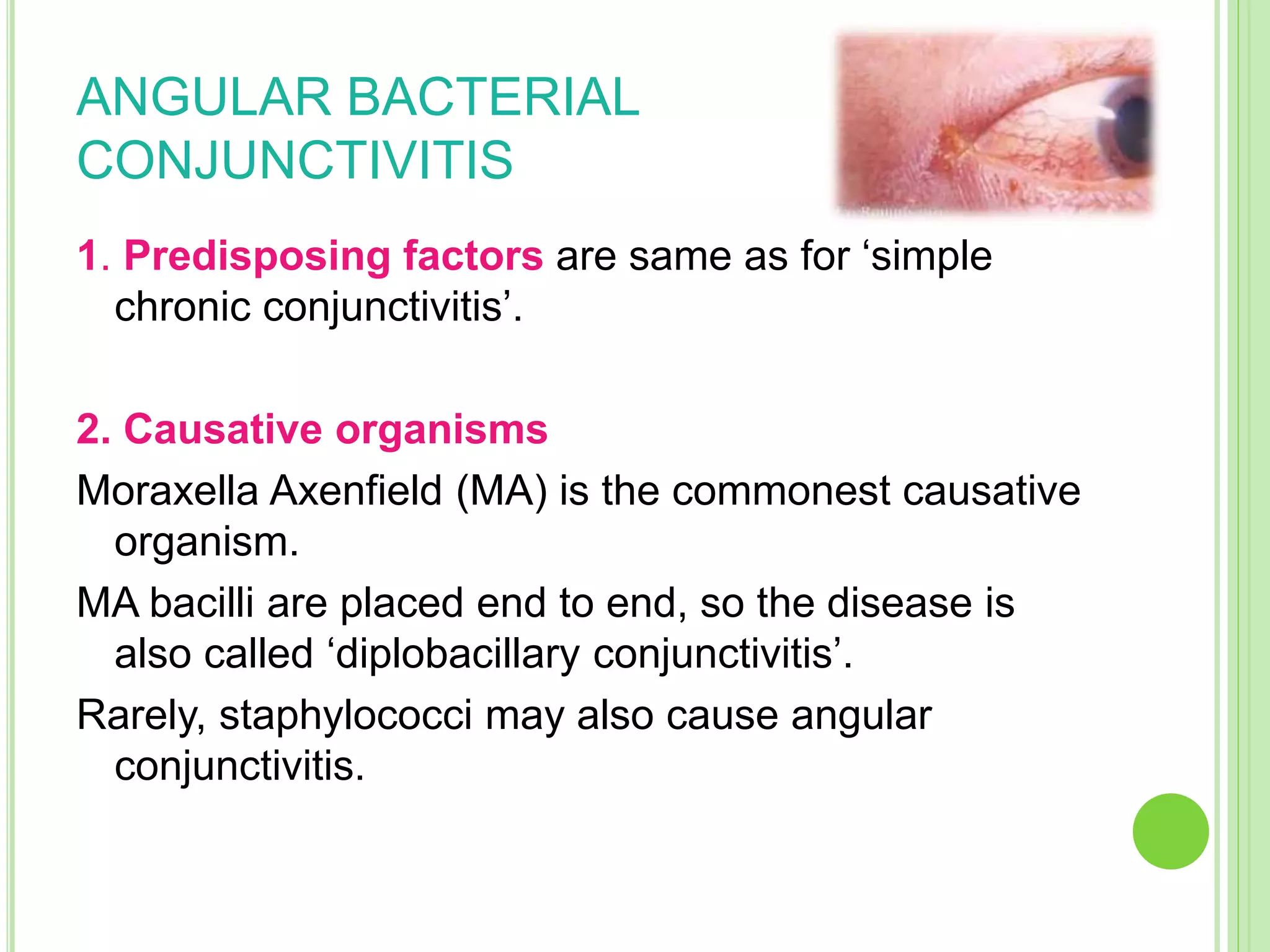 Bacterial conjunctivitis Pharmacotherapy | PPTX