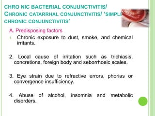 Bacterial conjunctivitis Pharmacotherapy | PPTX