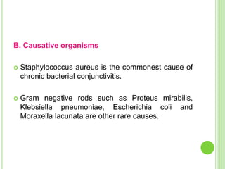 Bacterial conjunctivitis Pharmacotherapy | PPTX